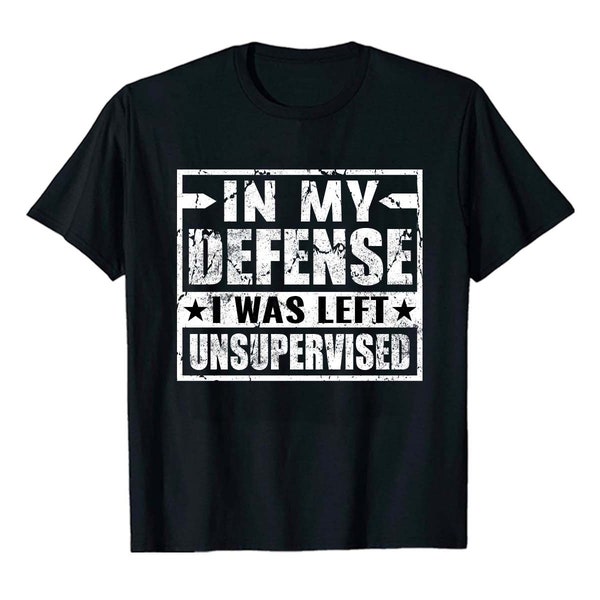 In My Defense I Was Left Unsupervised Svg - Etsy
