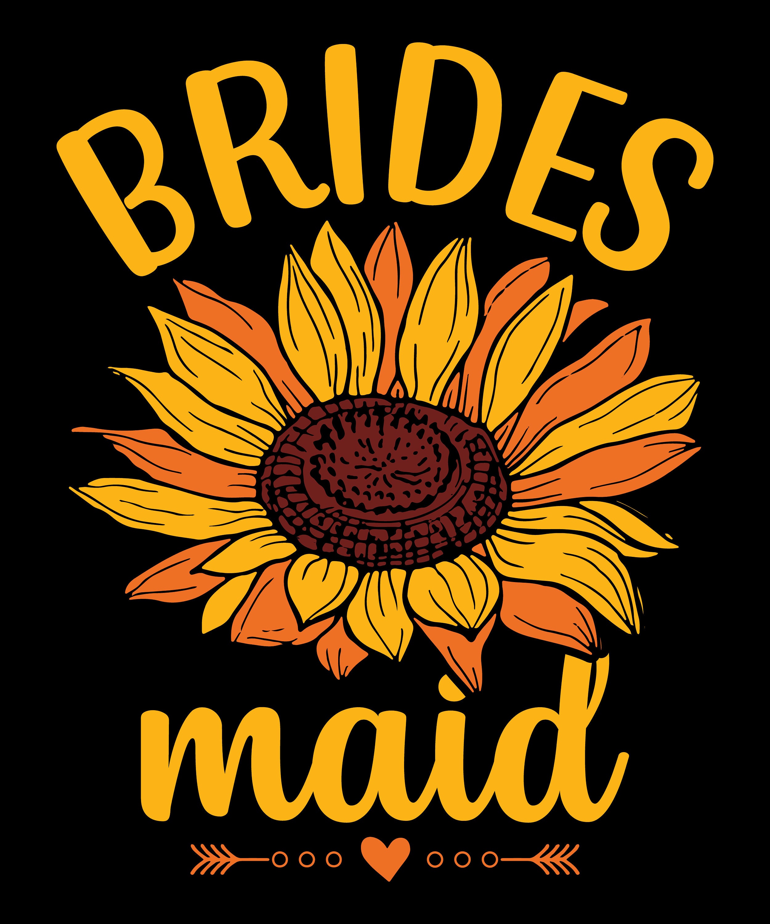 Brides Maid | Svg-eps-png-jpg Printable Graphic | Instant Download ...