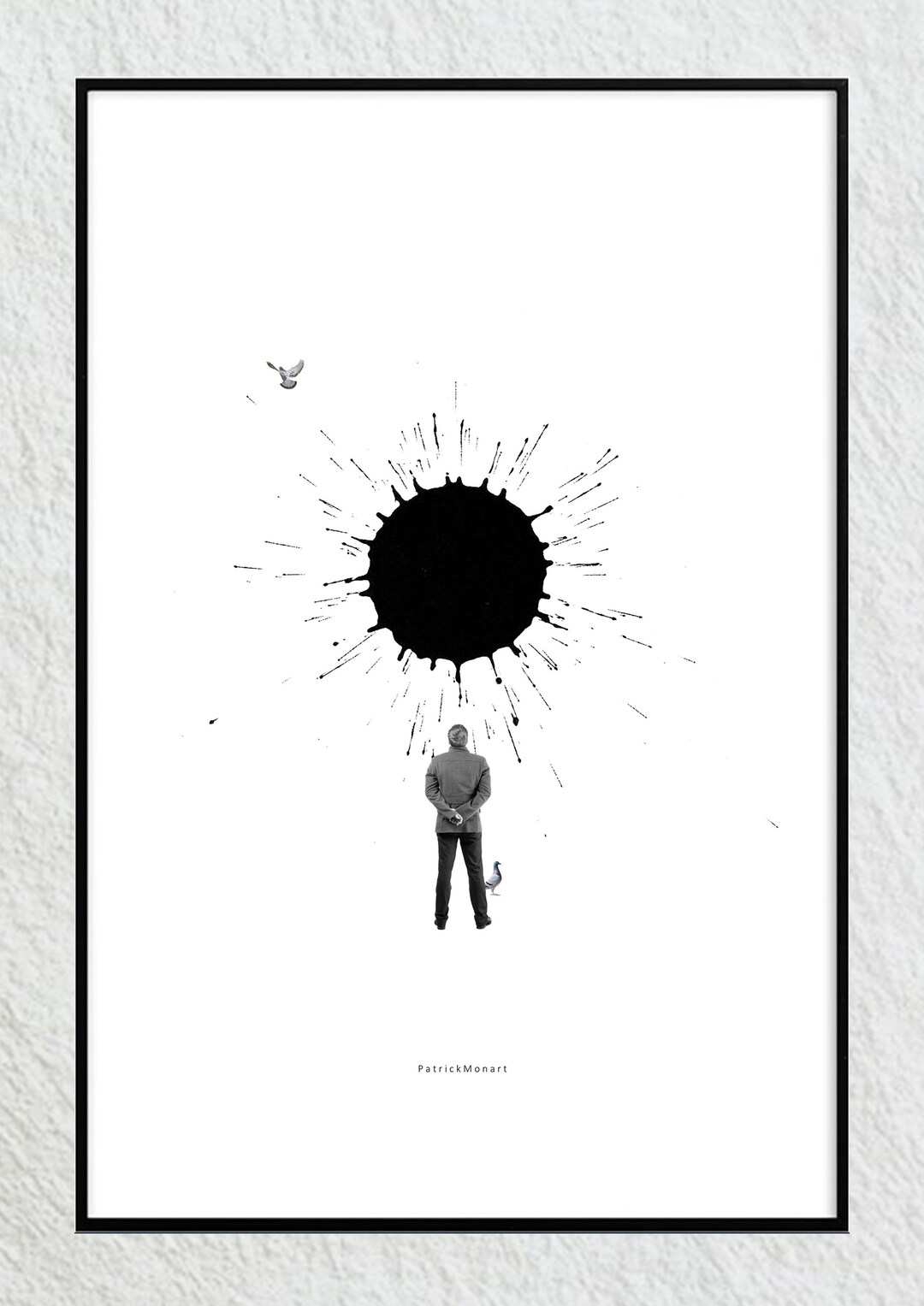 Ink Drop Art Wall Print. Digital Fine Art From Patrick Monart. Wall ...
