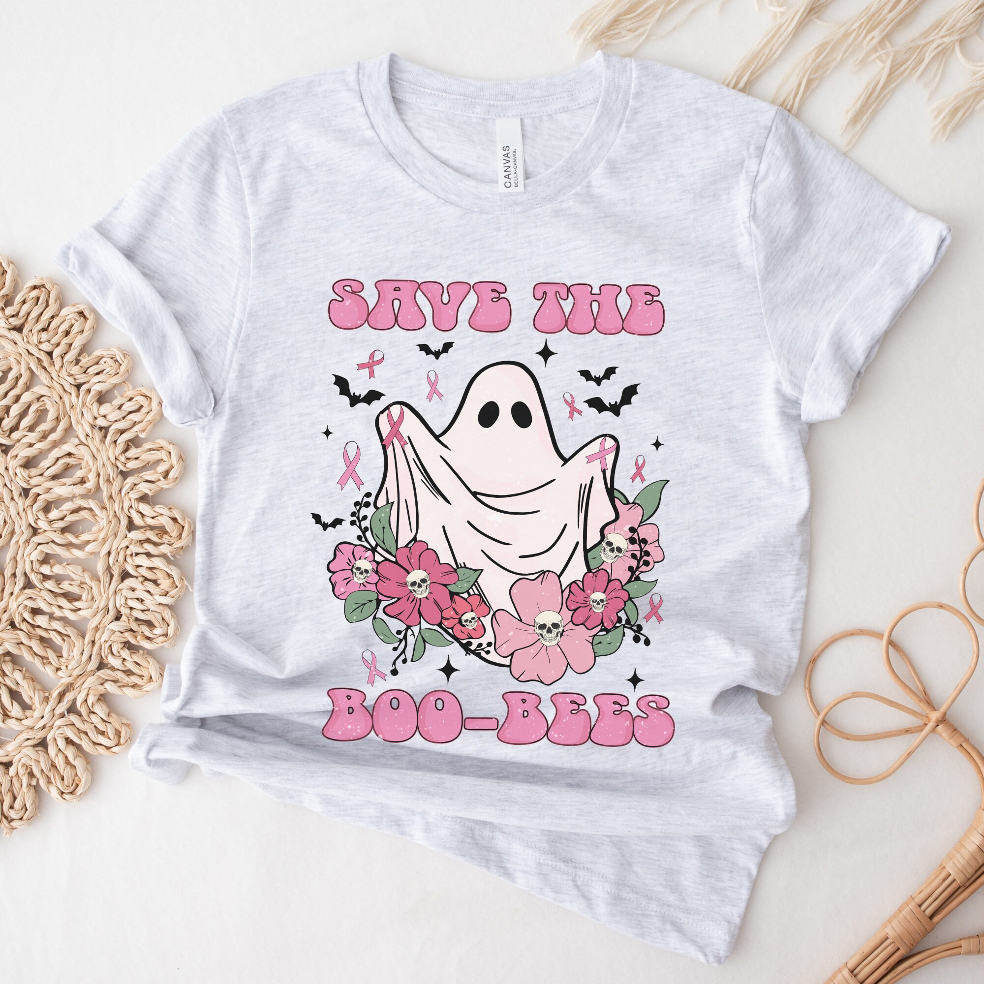 Save the Boo Bees T-shirt Save the Boobies Breast Cancer - Etsy