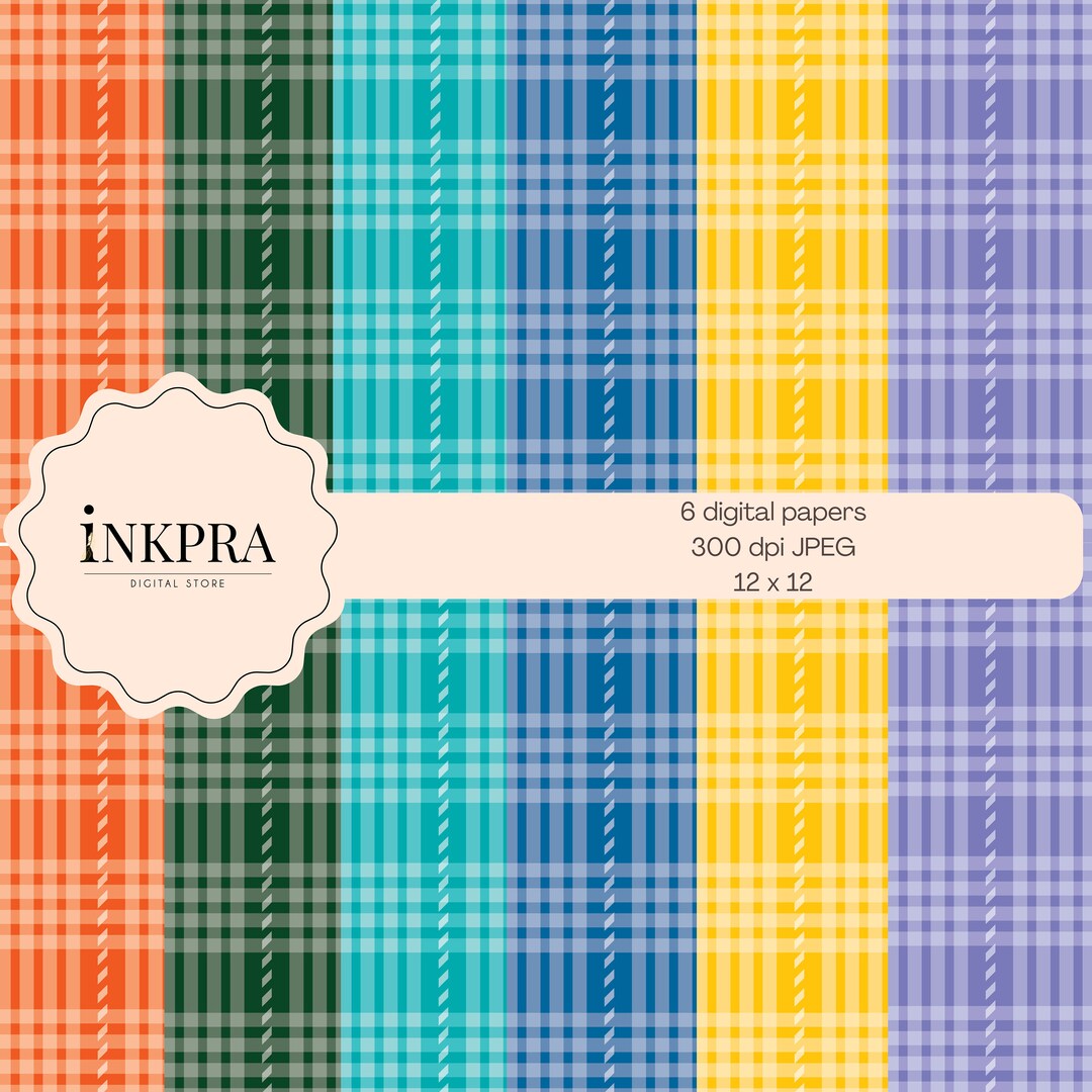 Checkered Patterns Digital Paper, Seamless Checkers, Checker Paper ...