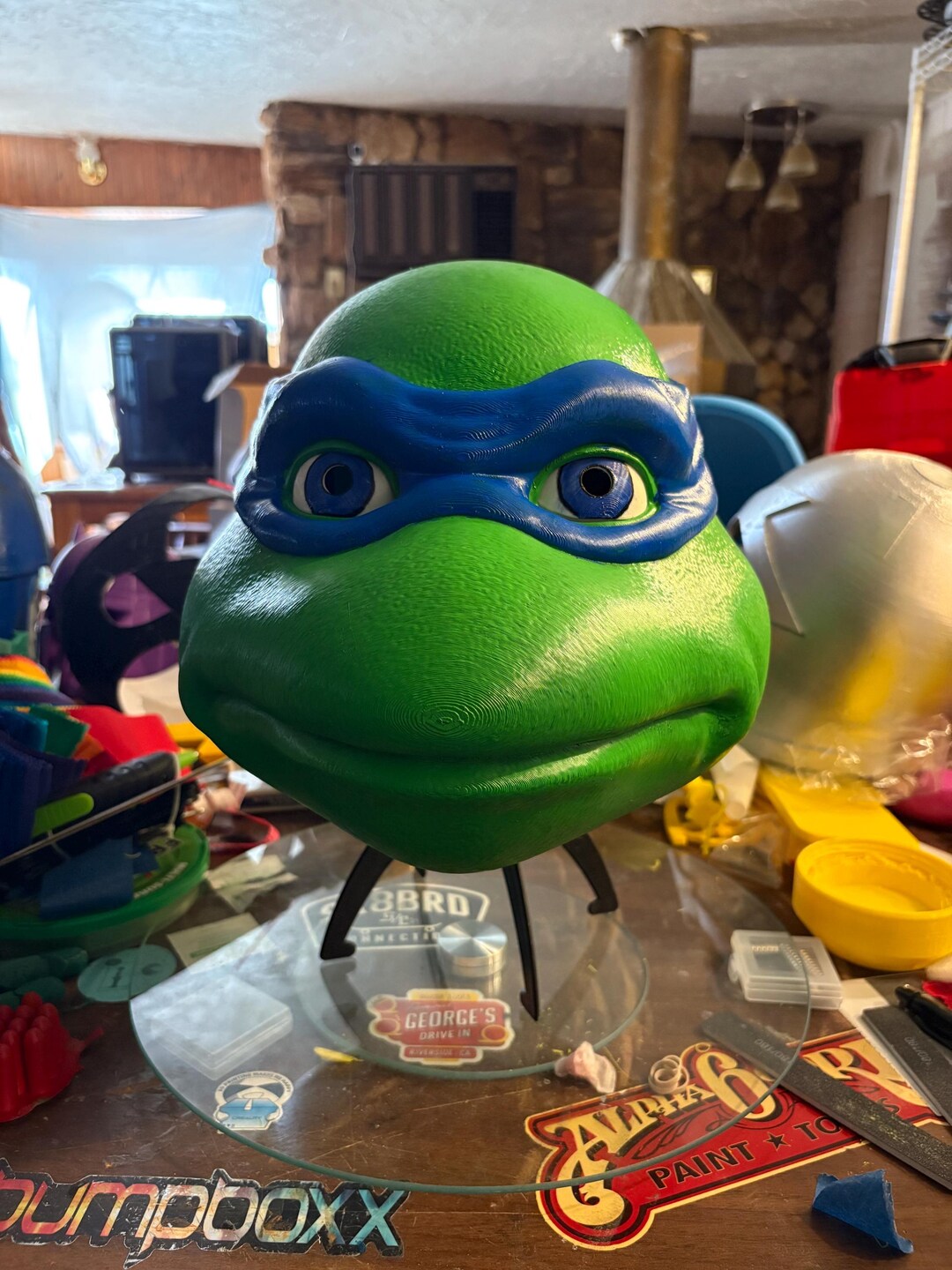 Painted and Clear Coated Turtle Helmet - Etsy