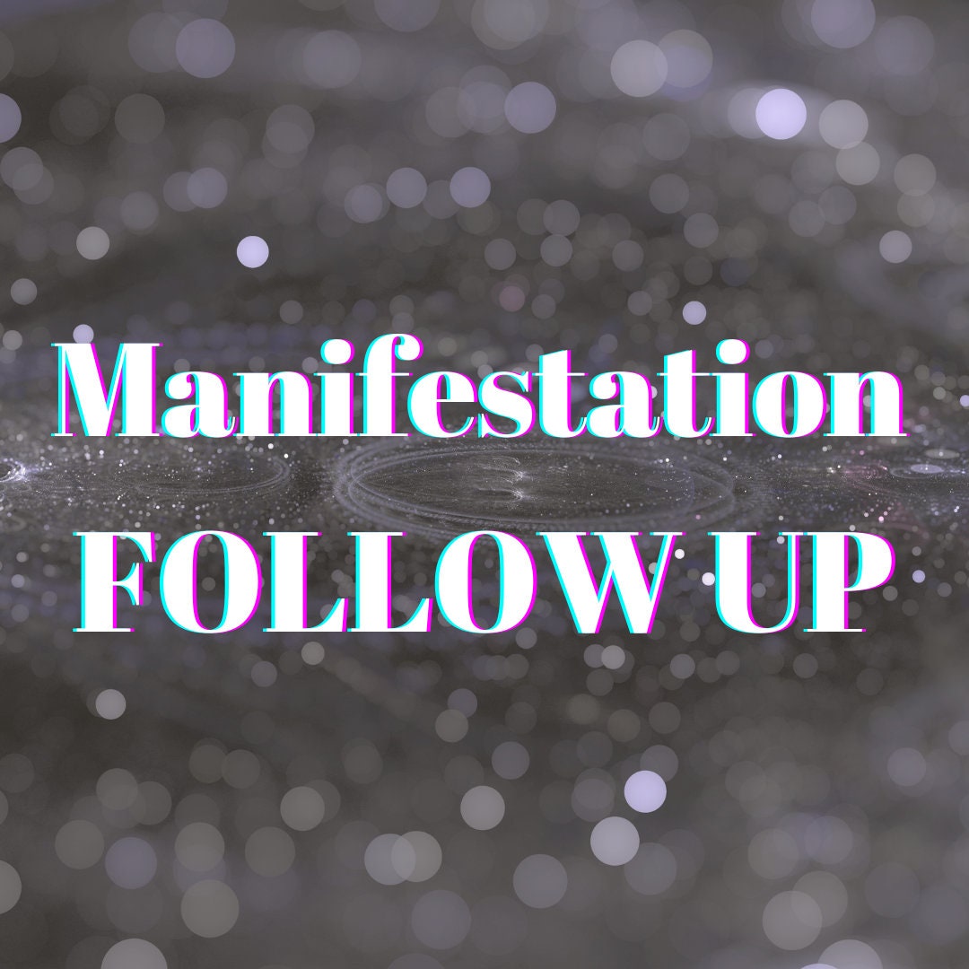 Manifestation Coaching Follow Up - Etsy