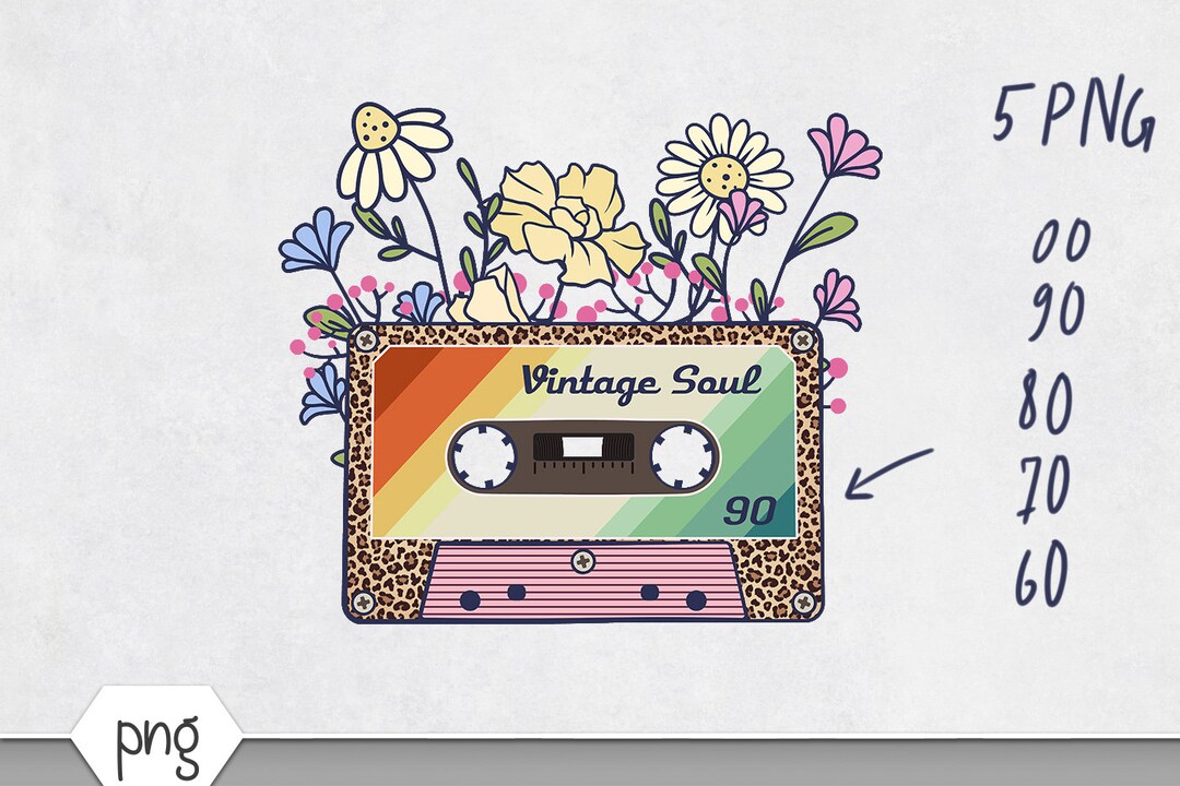 Retro Vintage Soul Png Vintage Soul Cassette Png Cassette - Etsy