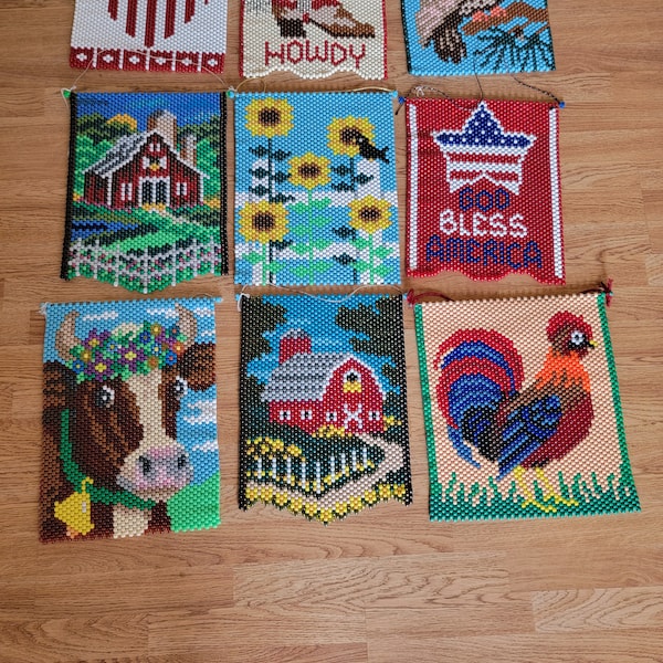 Pony Bead Banners - Etsy
