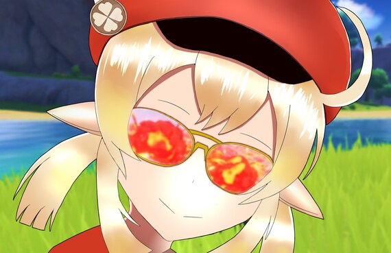 Genshin Klee Explosion Poster Print - Etsy