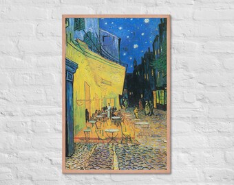 Vincent Van Gogh Café Terrace at Night 1888 / Famous Painting / Digital ...