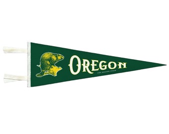 University of Oregon Felt Banner, Home Dorm Room Decor, UO Pennant ...