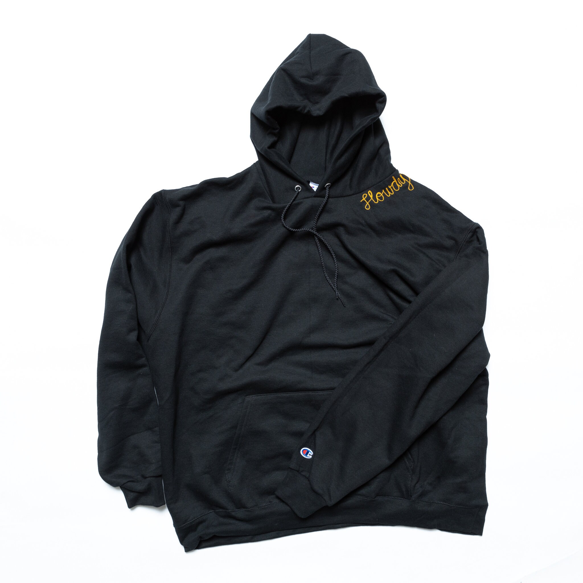 Custom Chainstitch Embroidered Script Hoodie - Etsy