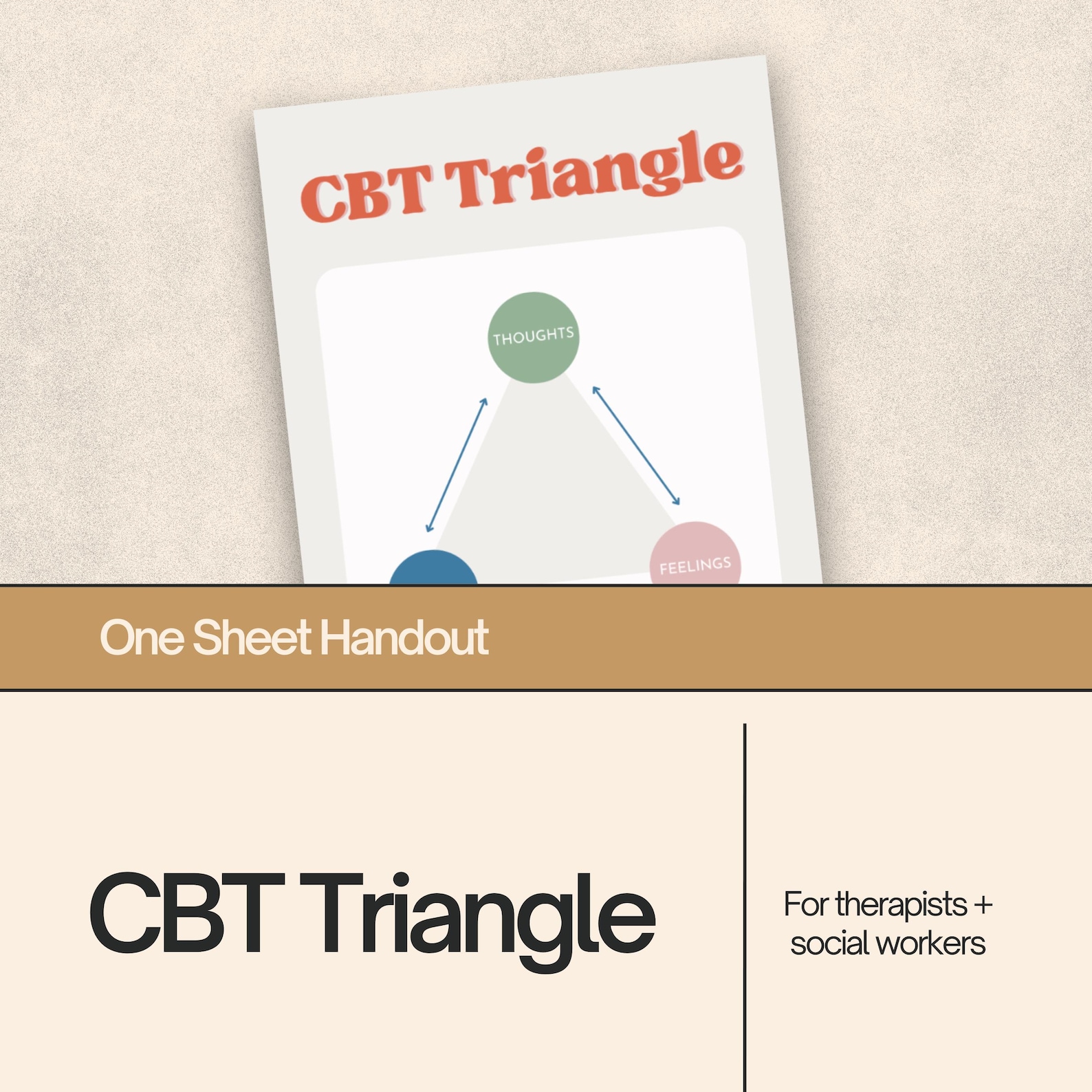 CBT Triangle Poster - Etsy