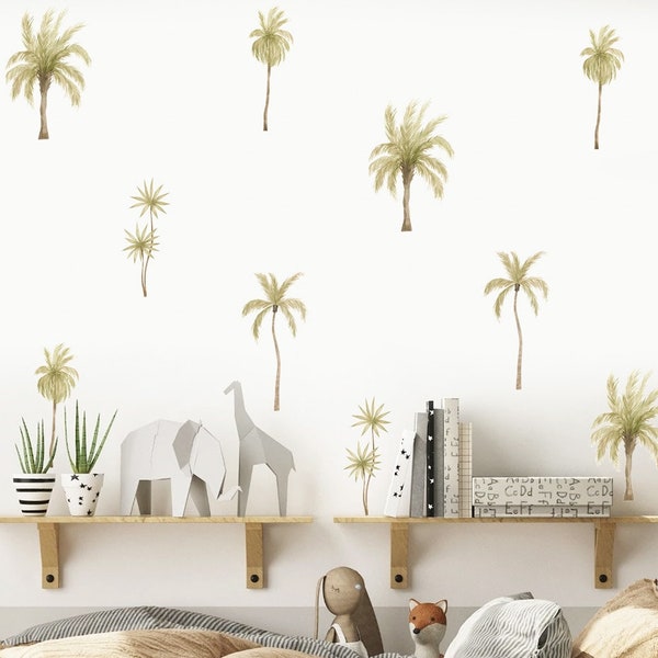 Palm Tree Wall Decal - Etsy