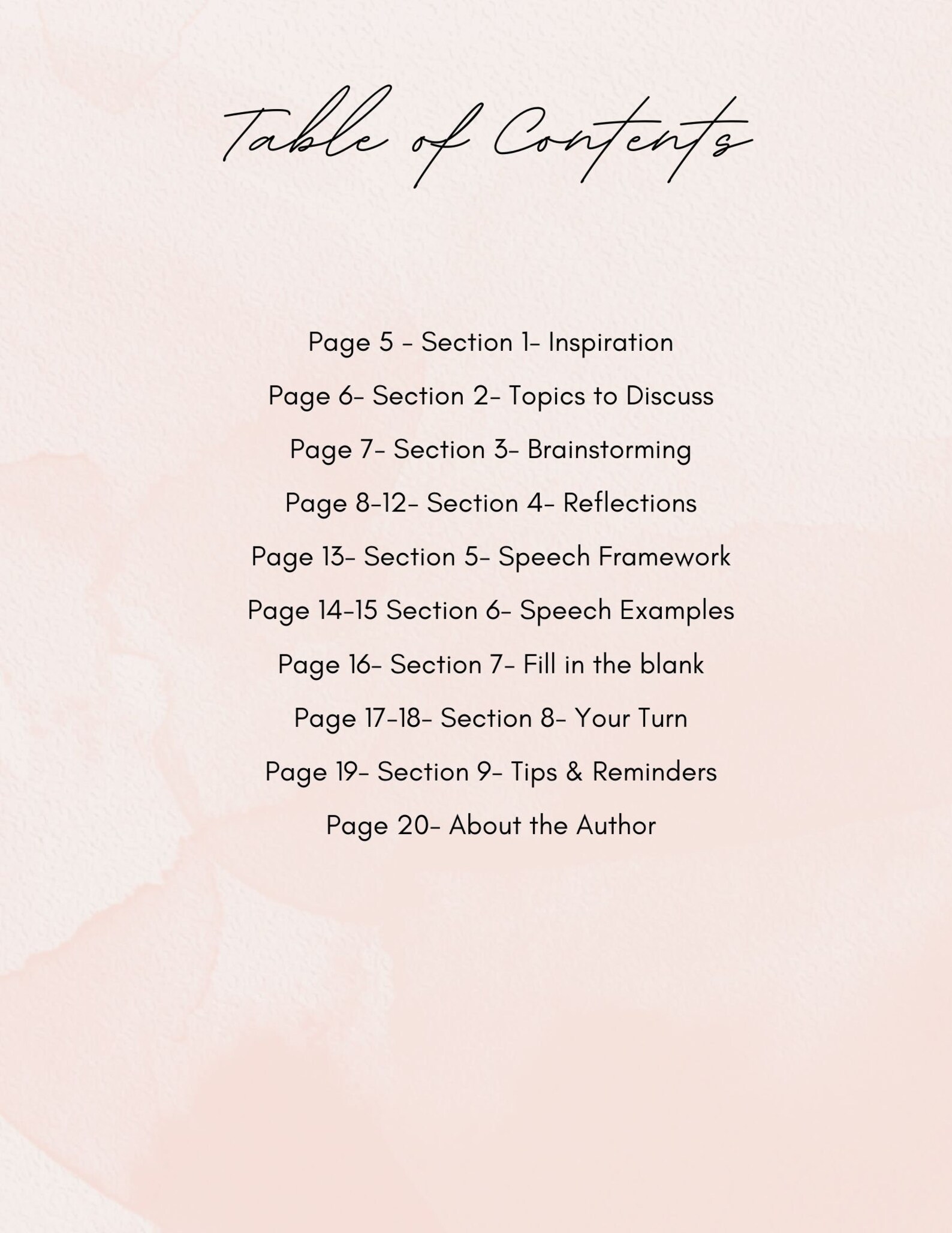 Wedding Maid of Honor Speech Writing Workbook, Personalized Maid of ...