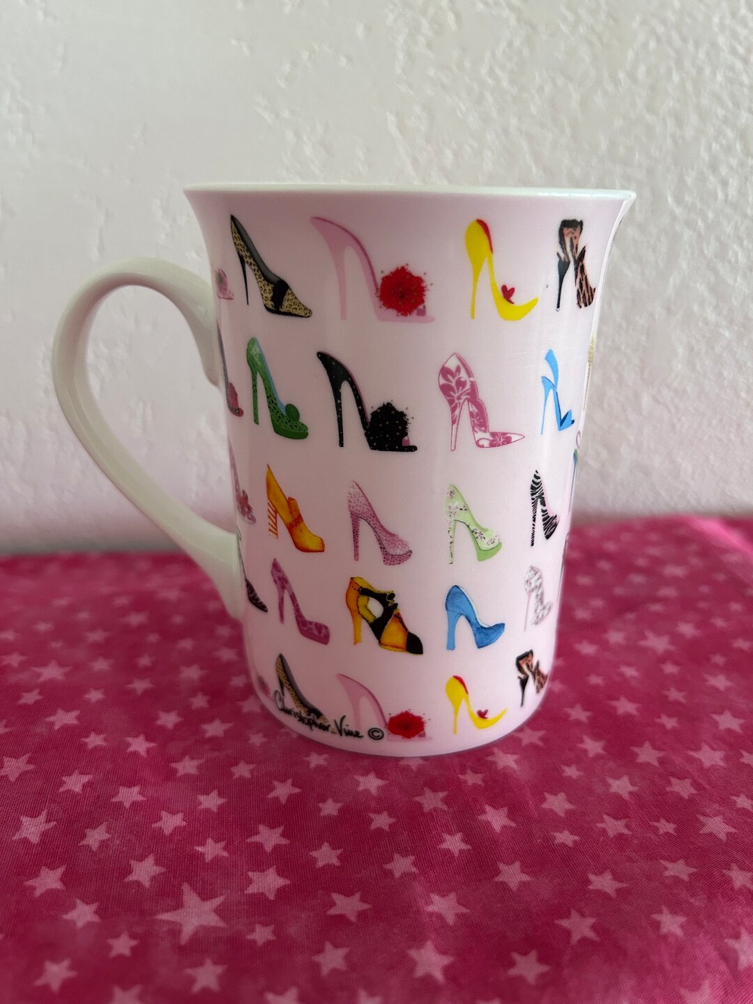 Christopher Vine Designs Mug Bone China Shoes - Etsy