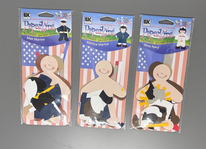 EK Sucess Paperkins Scrapbooking Paper Dolls - Etsy