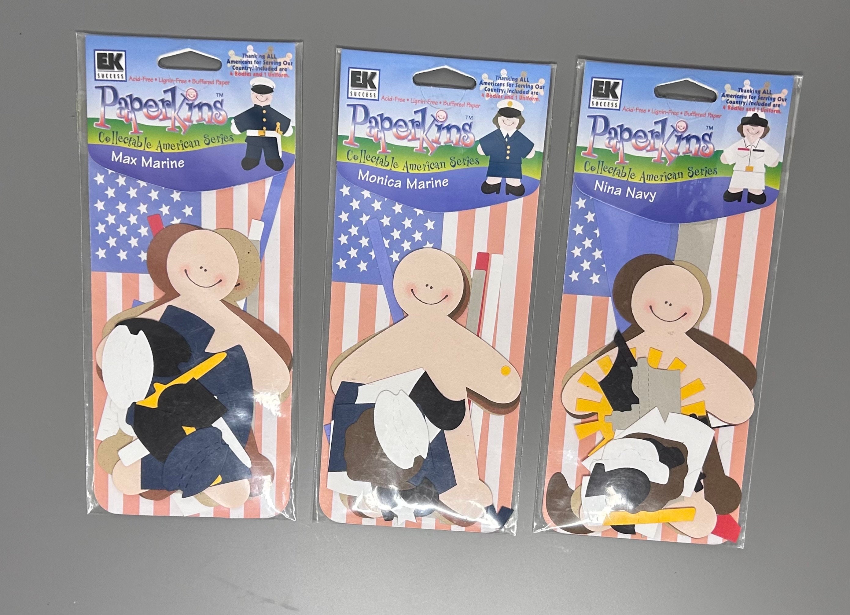 EK Sucess Paperkins Scrapbooking Paper Dolls - Etsy