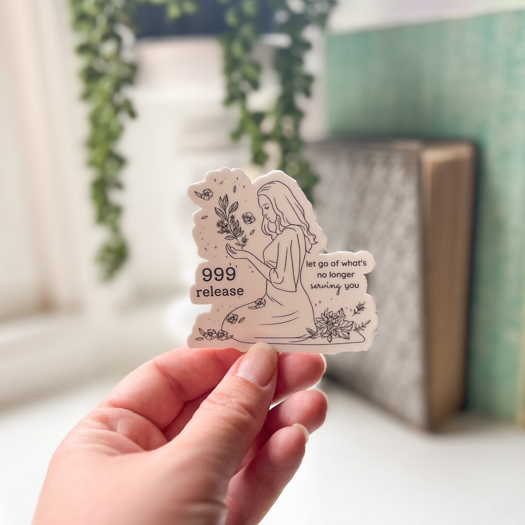 999 Angel Number Sticker, 999 Decal, Self Care Stickers, Self Love Club ...