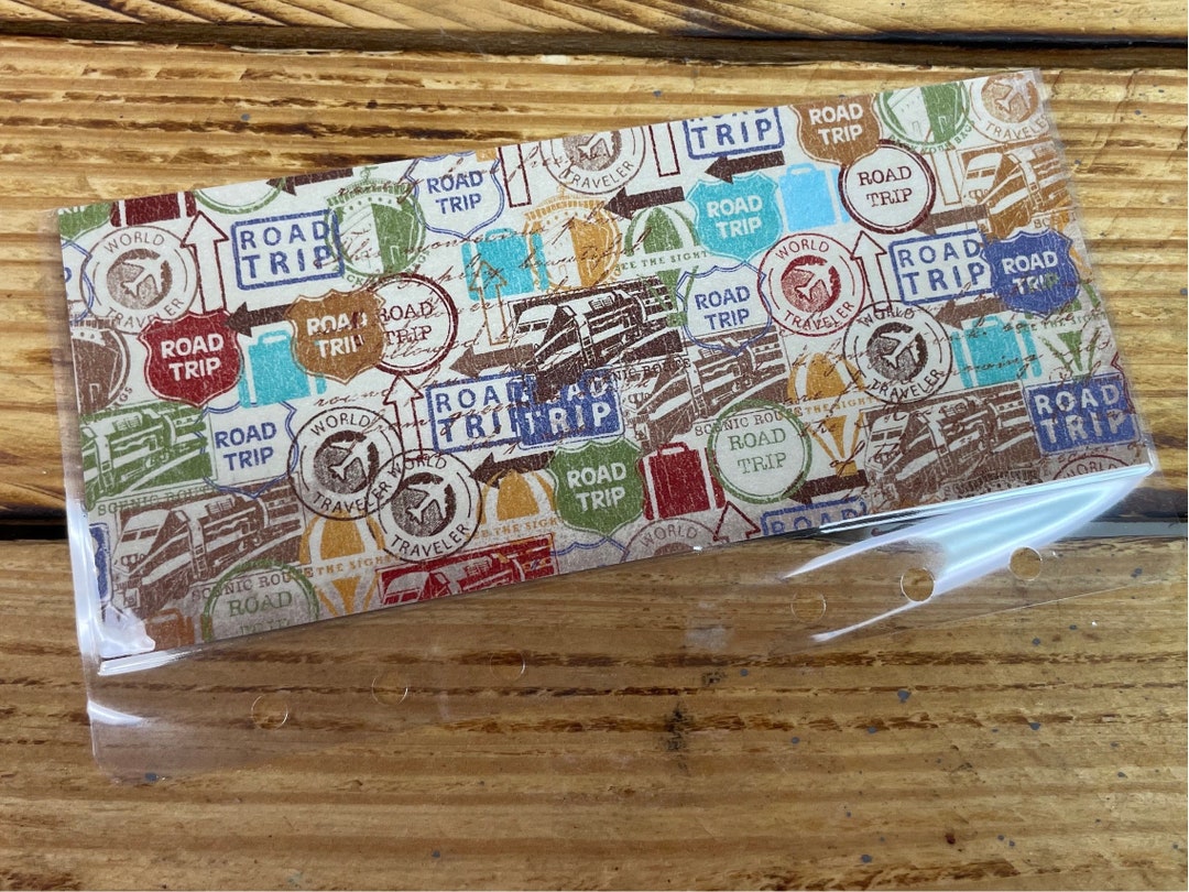 Laminated Cash Envelopes A6 Road Trip H - Etsy