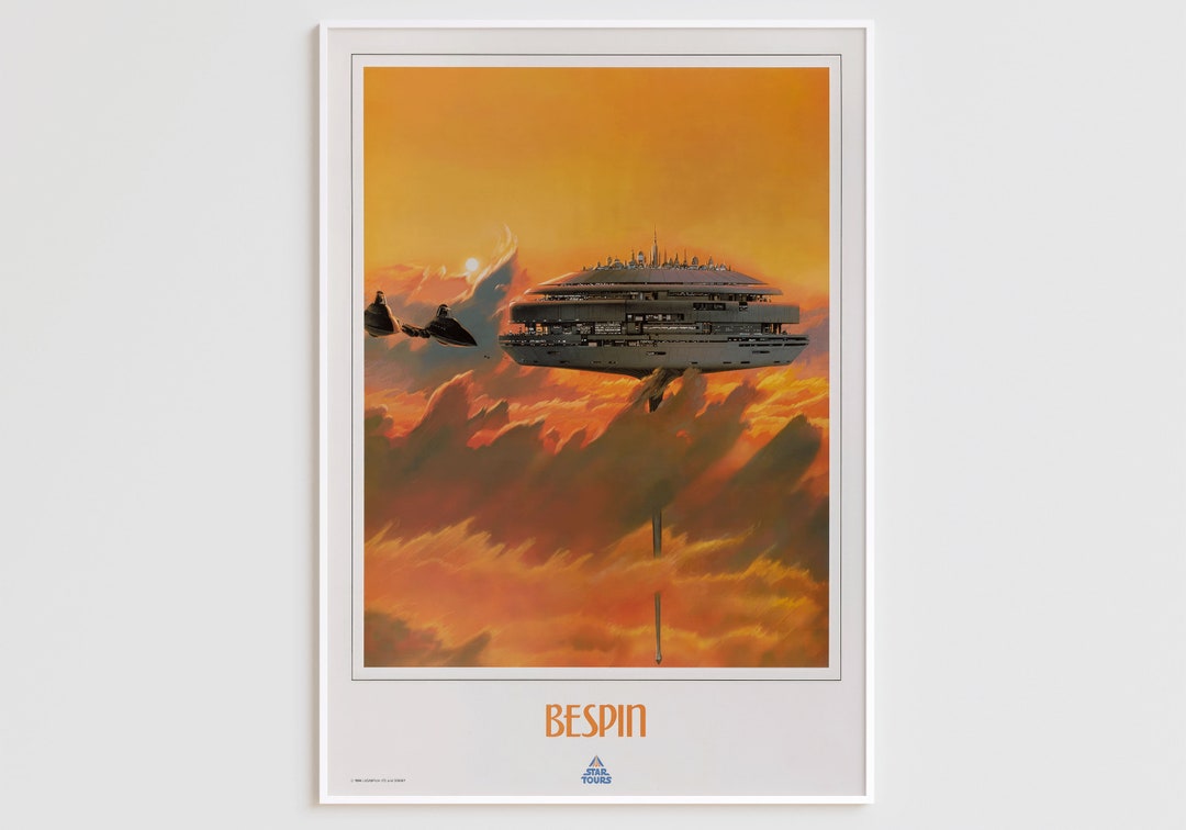 Bespin Star Tours Poster / Print Disneyland Art Poster / - Etsy