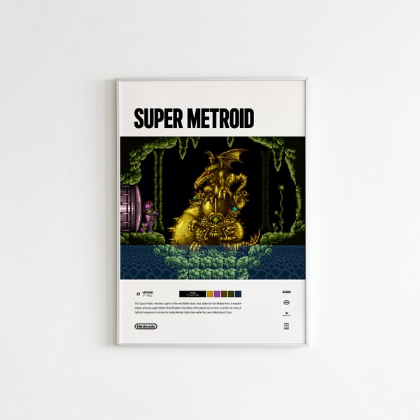 Metroid Print - Etsy