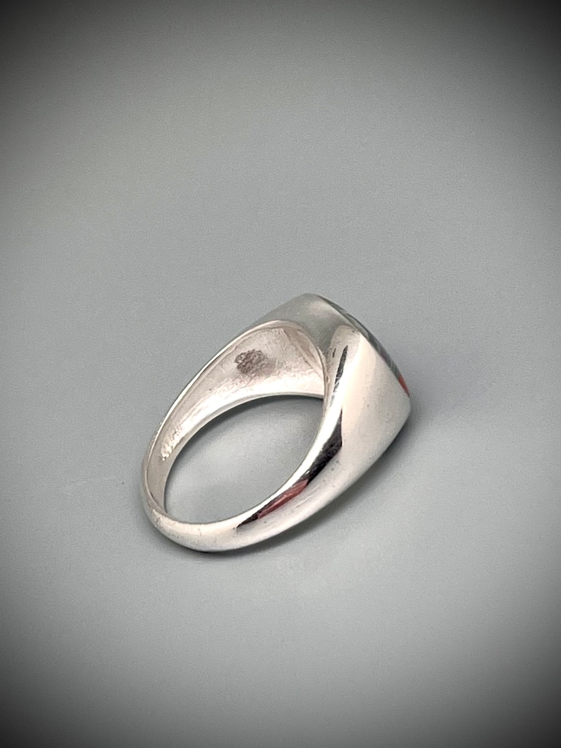 Graffiti Spray Paint Signet Ring 925 Silver Upcycling Jewelry Made From ...