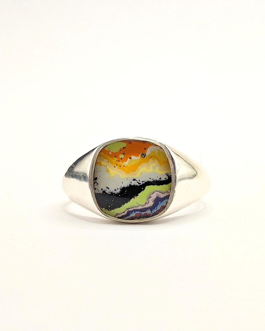 Unique Berlin Graffiti Signet Ring 925 Silver - Jewelry Made From ...