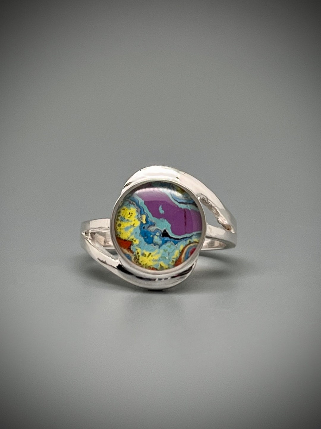 Graffiti Spray Paint Ring 925 Silver Upcycling Jewelry Made From Berlin ...