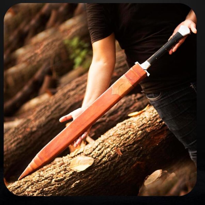 Full Tang Sword With Sheath, Handmade Custom Stainless Steel Swords ...