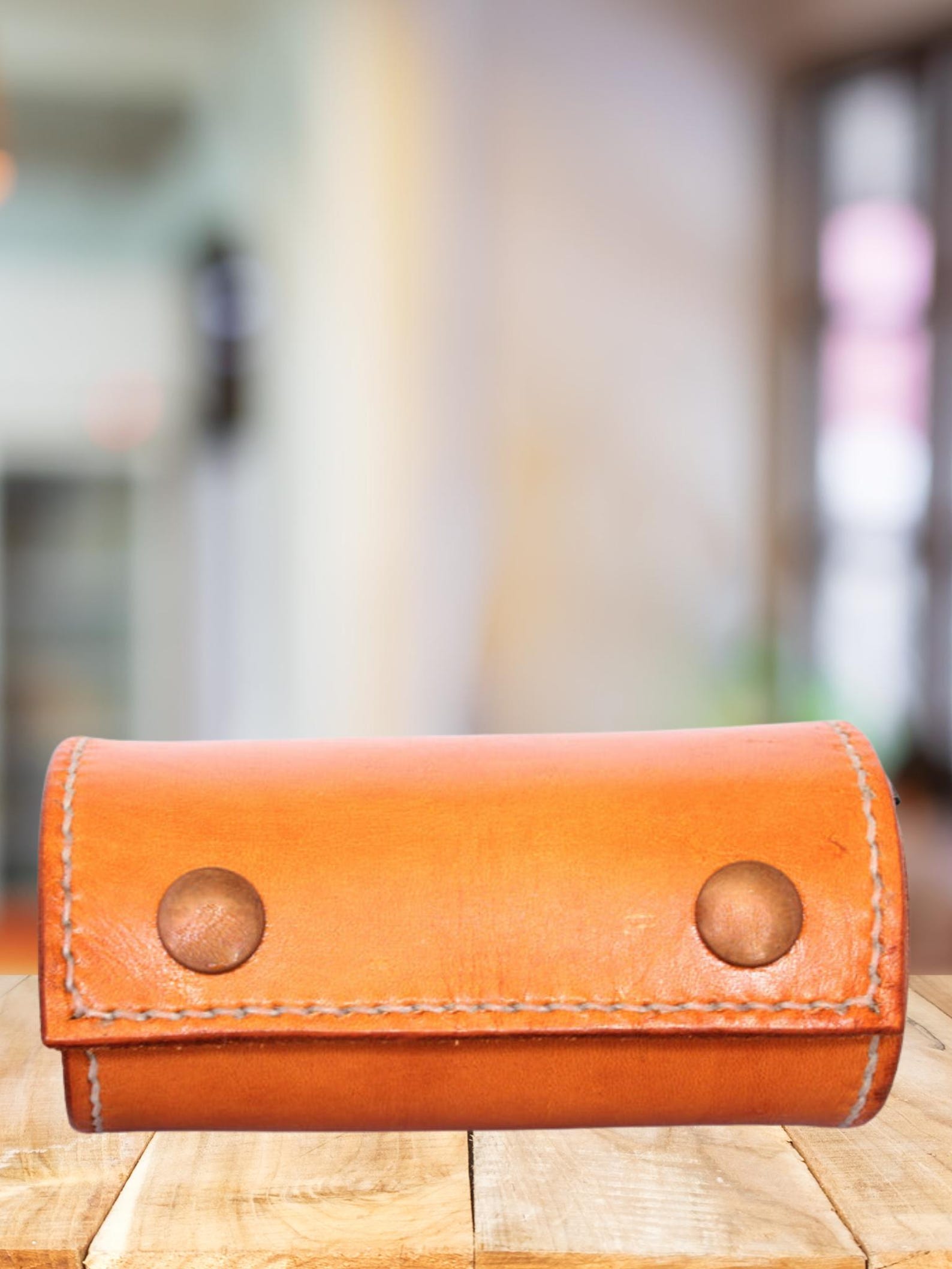 Personalized Monogram - Wrist Card Holder Handmade Leather Cuff Wallet ...