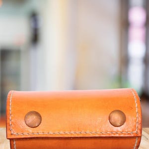 Personalized Monogram - Wrist Card Holder Handmade Leather Cuff Wallet ...