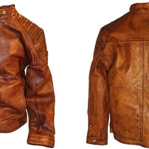 Outerwear Leather Jacket | Lambskin Leather Jacket With | Stylish ...