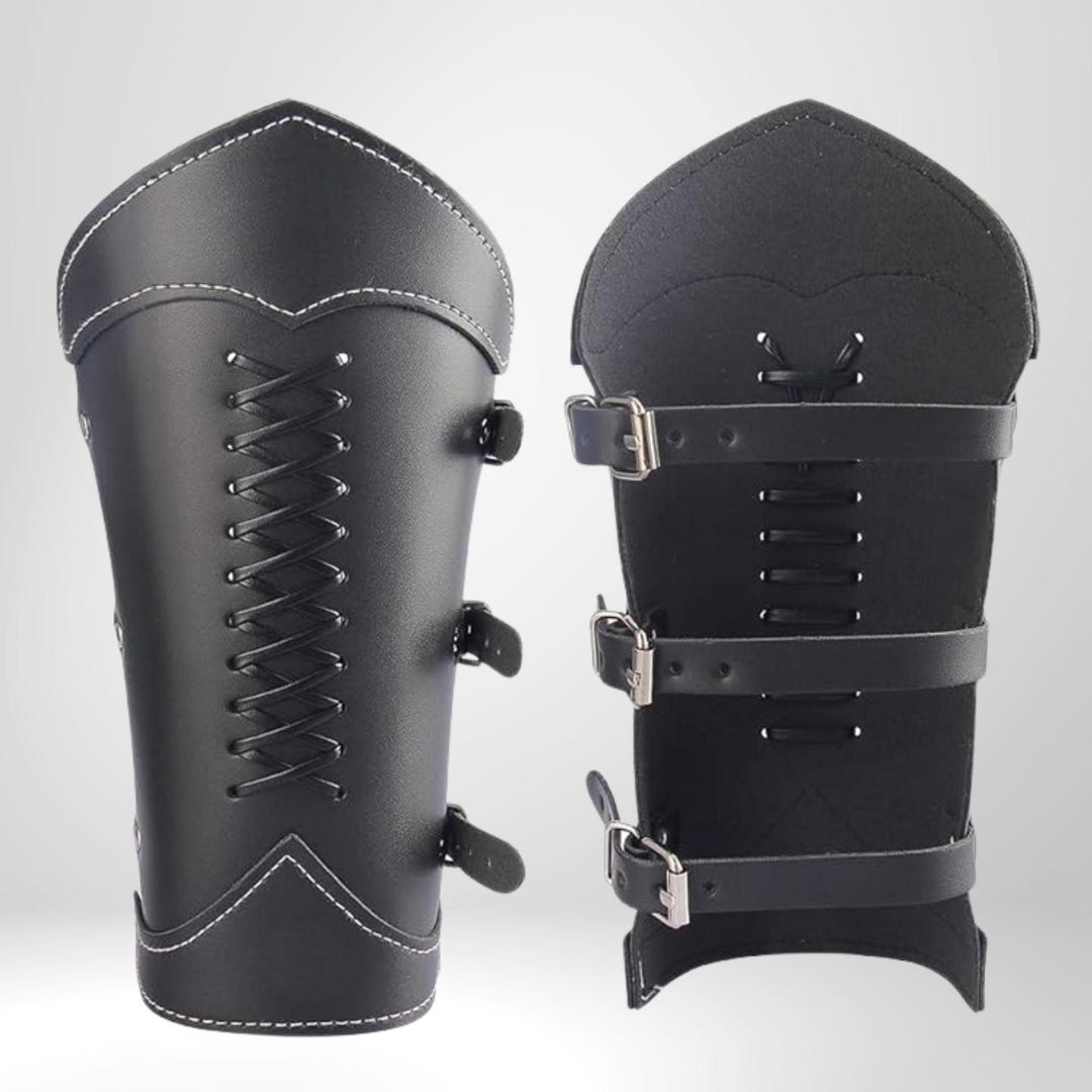 Custom Leather Gauntlet | Handmade Wristband Bracers | Viking Wrist ...