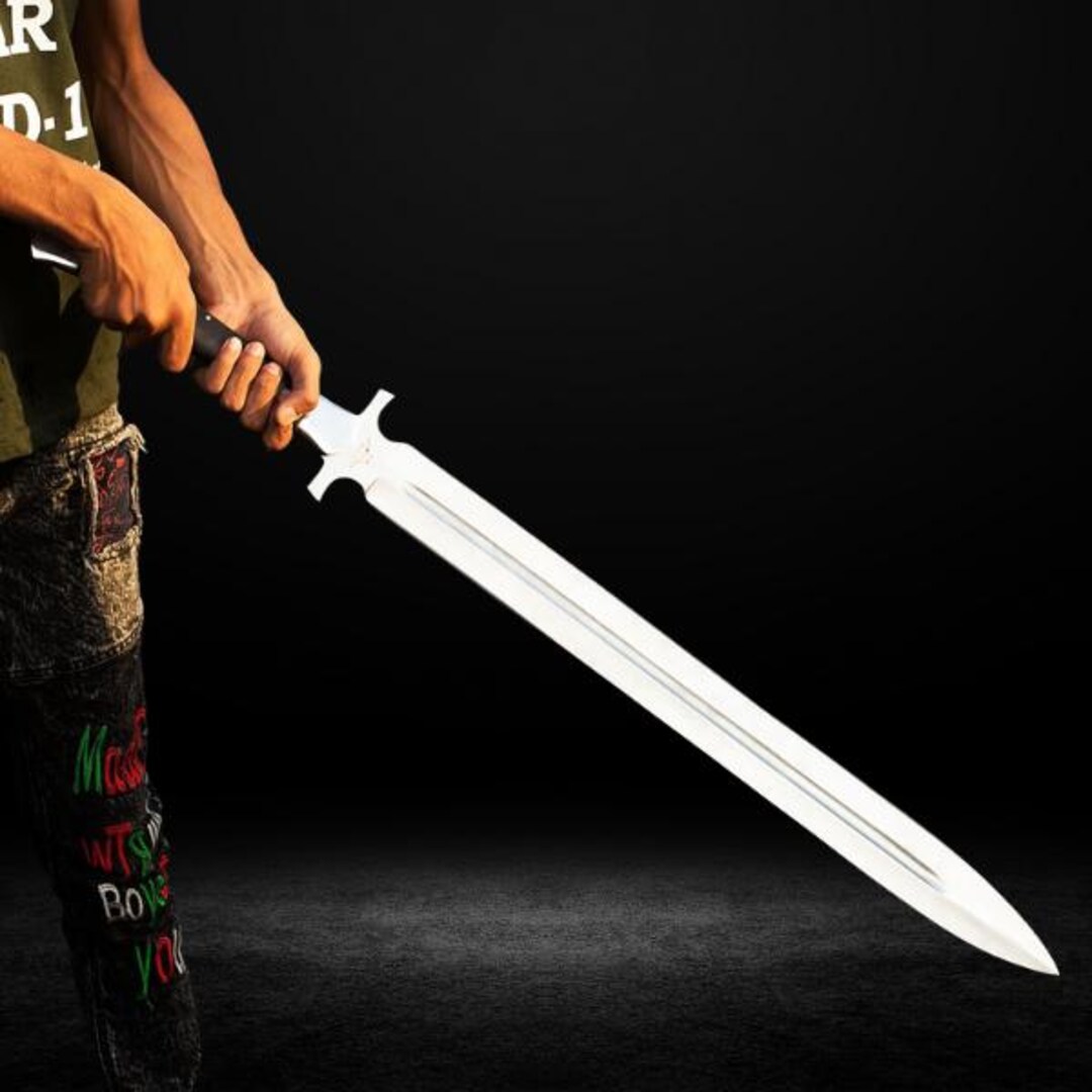 Full Tang Sword With Sheath, Handmade Custom Stainless Steel Swords ...