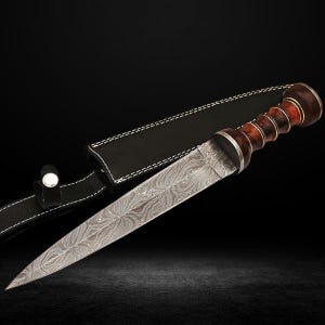 Full Tang Sword With Sheath, Handmade Custom Stainless Steel Swords ...