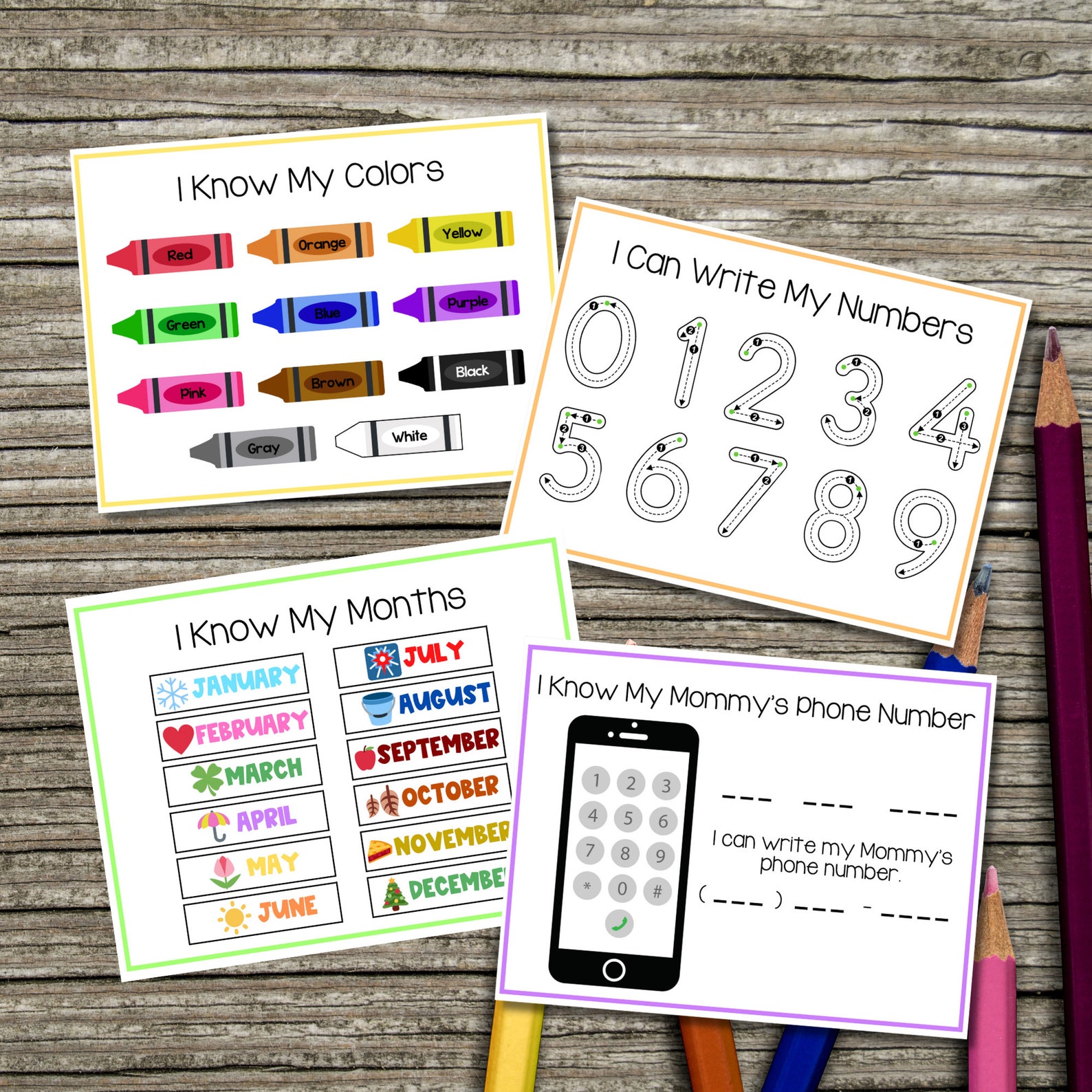 Pre-school Activity Binder, Learning Binder for Pre-school, Busy Book ...