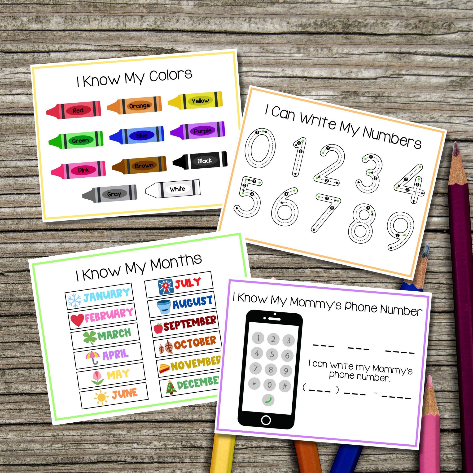 Pre-school Activity Binder, Learning Binder for Pre-school, Busy Book ...