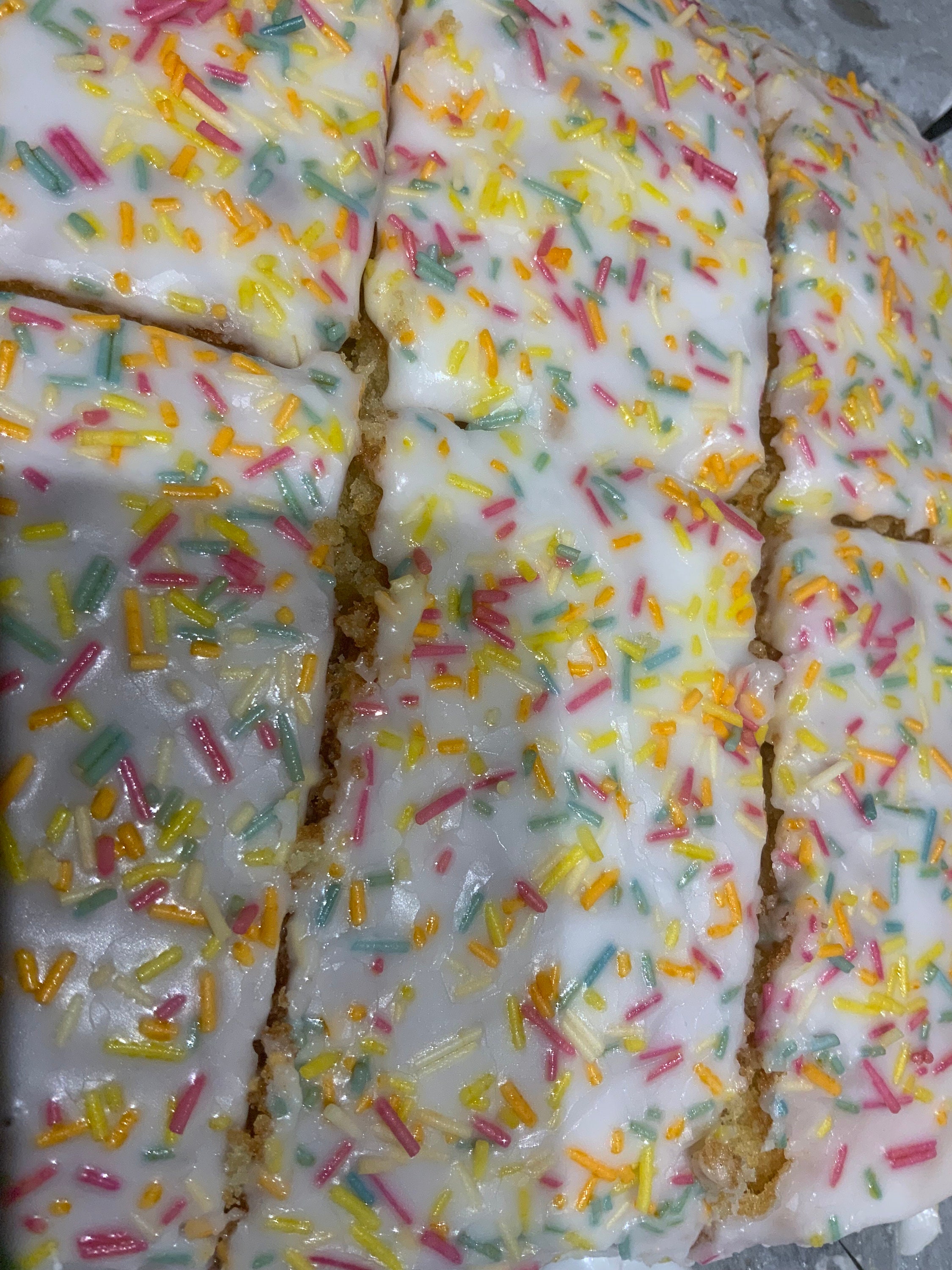 Delicious Moist Vanilla Sponge Old School Sprinkle Cake - Etsy UK