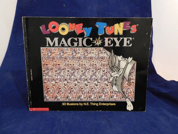 RARE 1995 Looney Tunes Magic Eye 3D Illusions by N.E. THING - Etsy