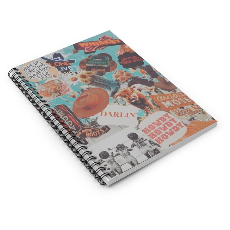 Cowgirl Western Photo Collage Journal Notebook Lined Teen Girl Mom ...