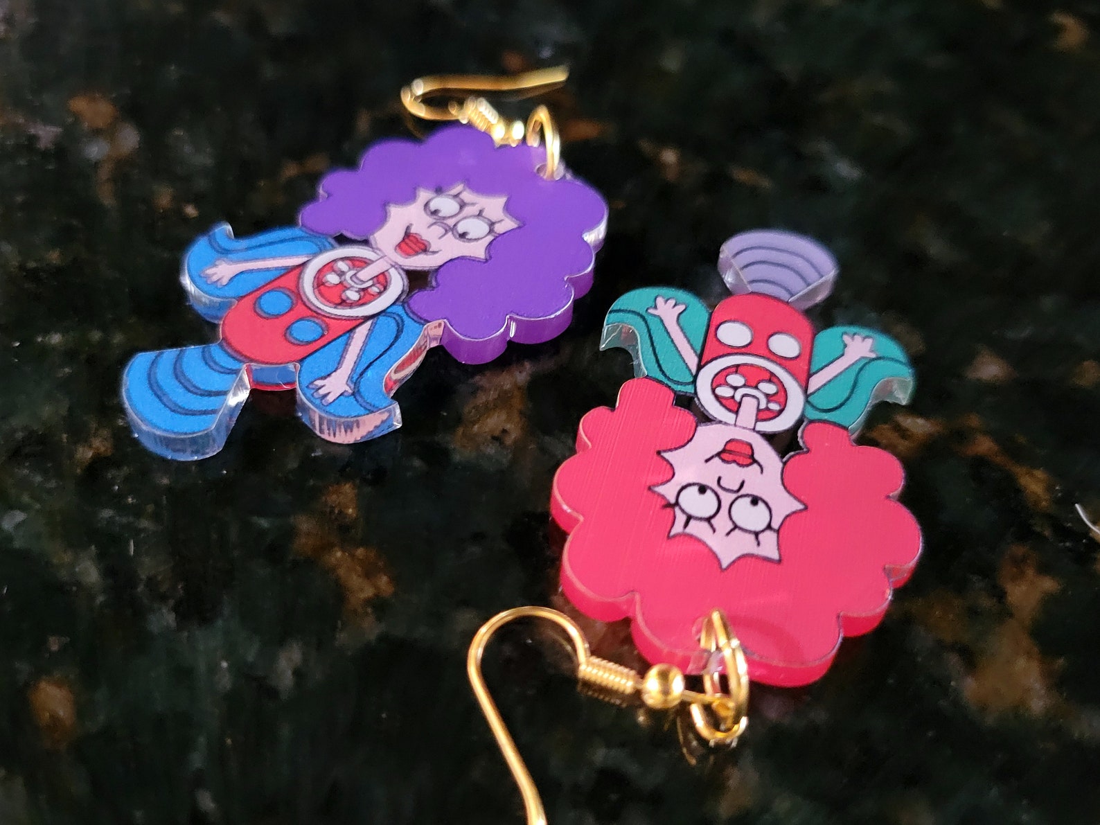 Schoolhouse Rock Interplanet Janet Earrings - Etsy