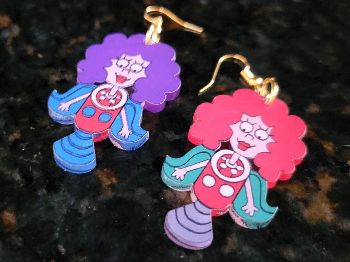 Schoolhouse Rock Interplanet Janet Earrings - Etsy
