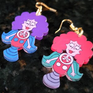 Schoolhouse Rock Interplanet Janet Earrings - Etsy