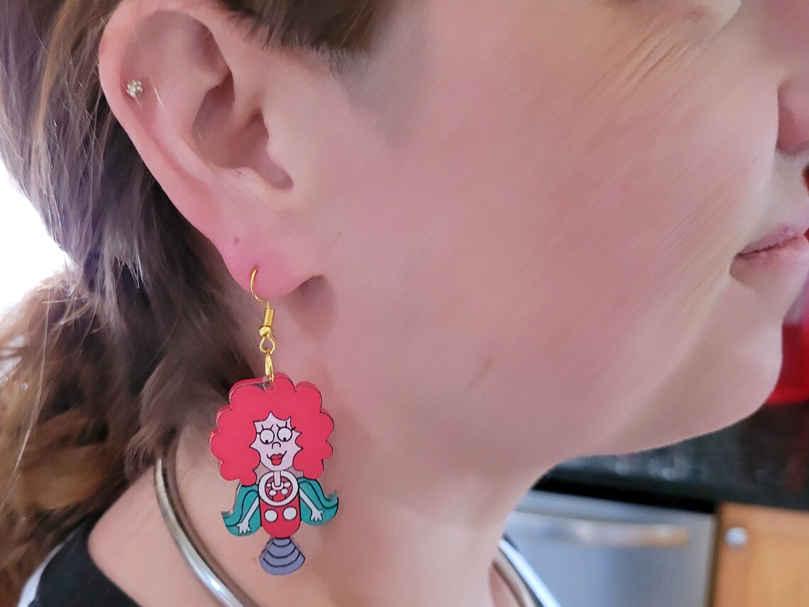 Schoolhouse Rock Interplanet Janet Earrings - Etsy