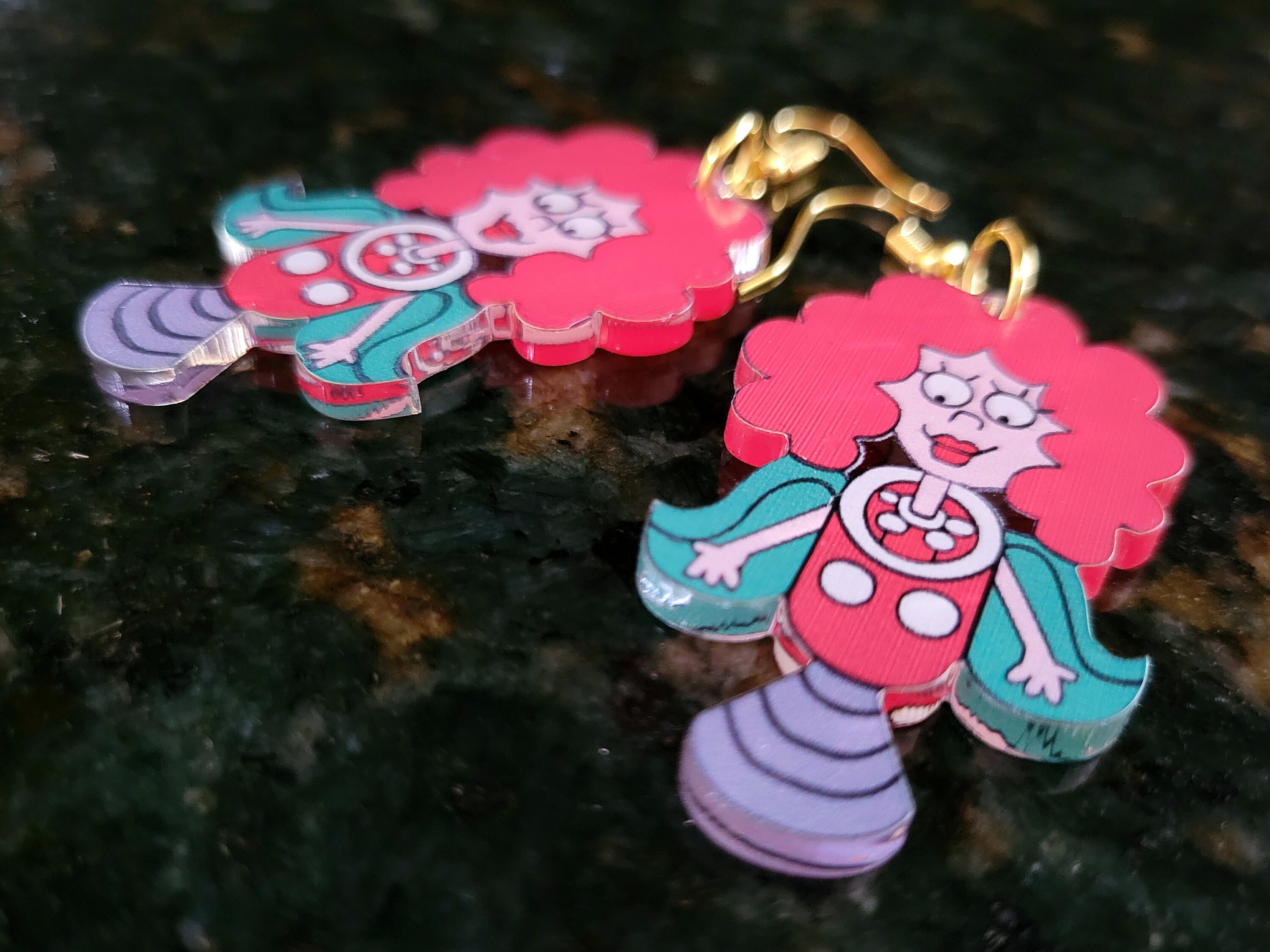 Schoolhouse Rock Interplanet Janet Earrings - Etsy