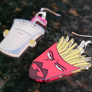 Aqua Teen Hunger Force Master Shake Earrings - Etsy