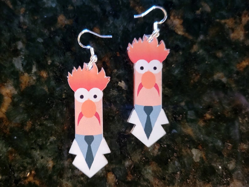 Muppets Beaker Earrings - Etsy