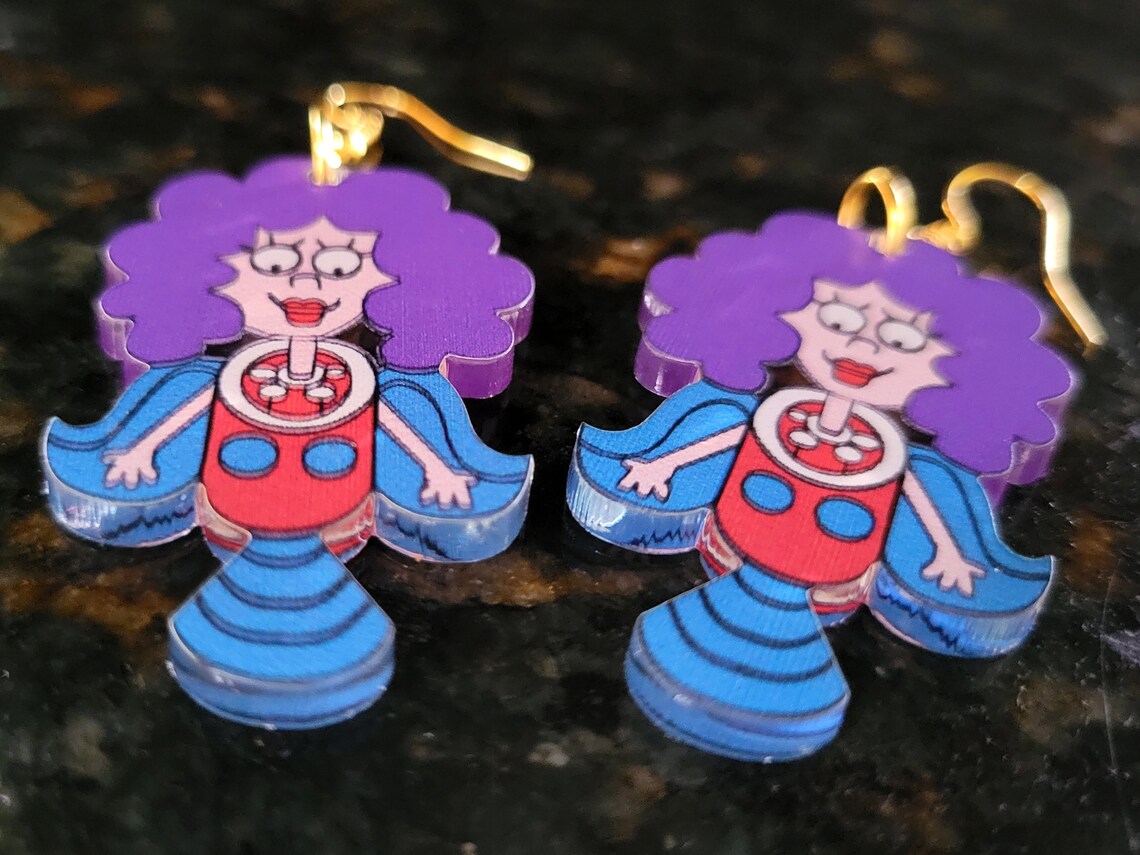 Schoolhouse Rock Interplanet Janet Earrings - Etsy