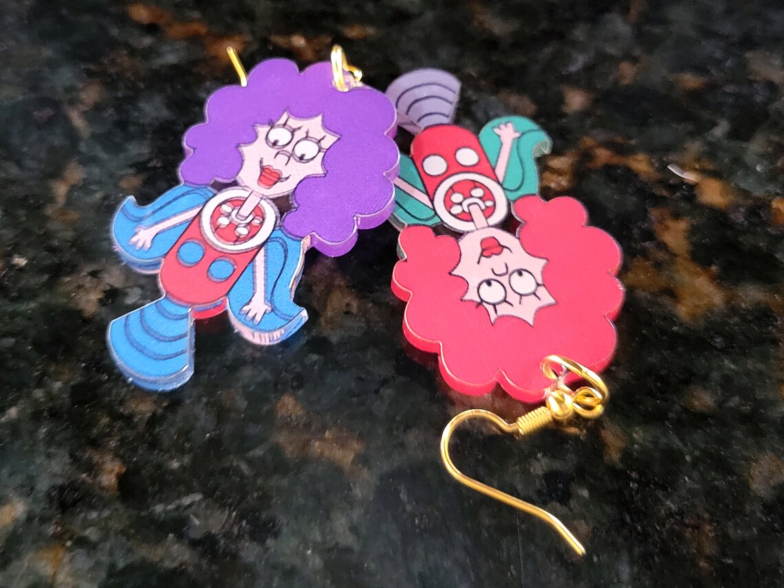 Schoolhouse Rock Interplanet Janet Earrings - Etsy