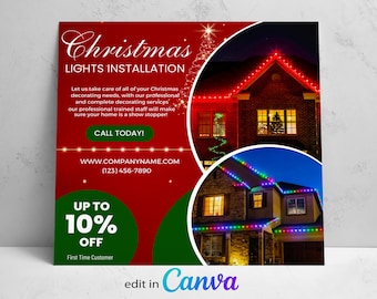 Holiday Light Installation Flyer 01 - Christmas Light Hanging ...