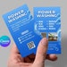 Power Washing Business Card Template, Pressure Washing Business Card ...