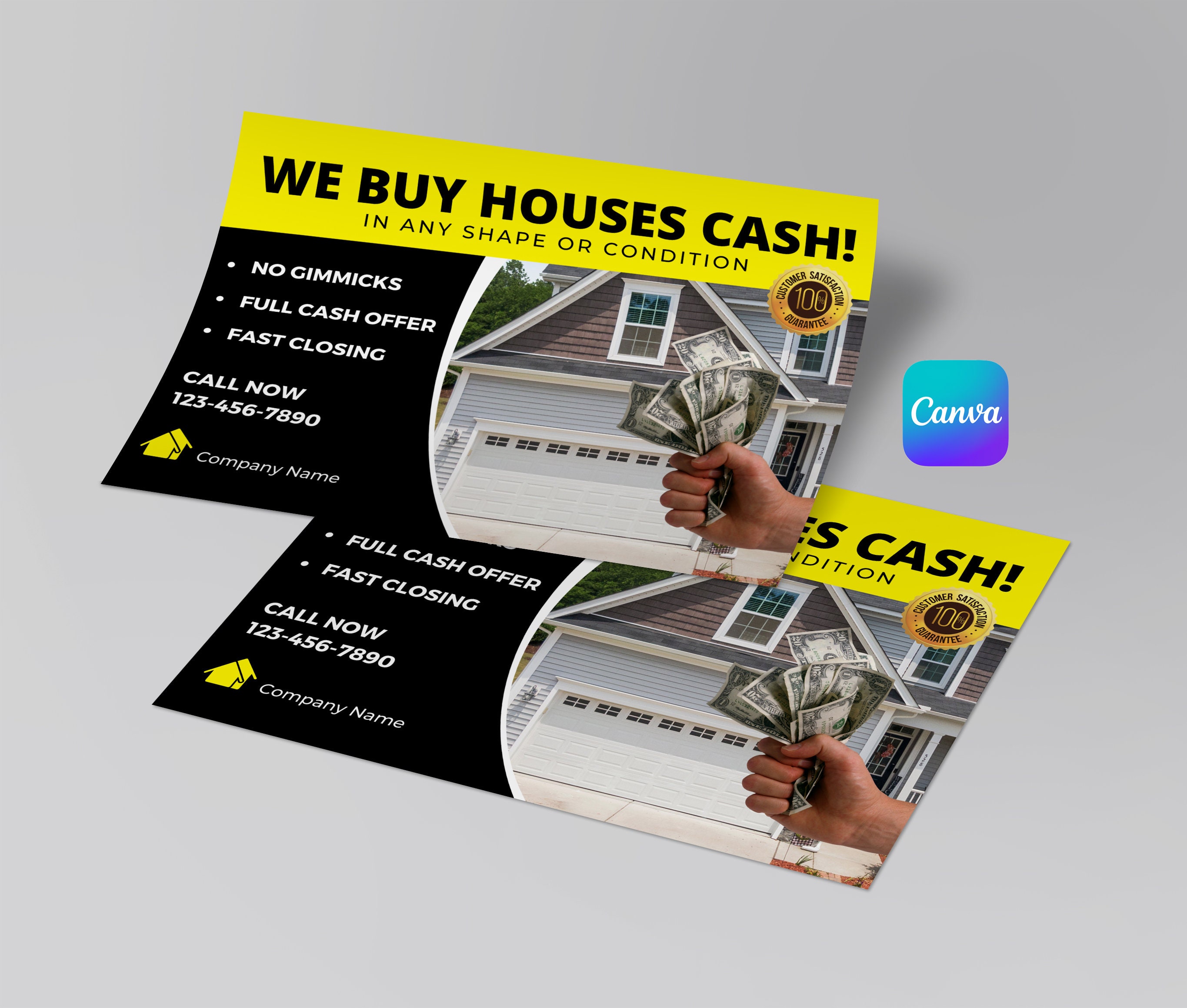We Buy Houses Flyer Template, We Buy Houses Flyer Postcard Template - Etsy